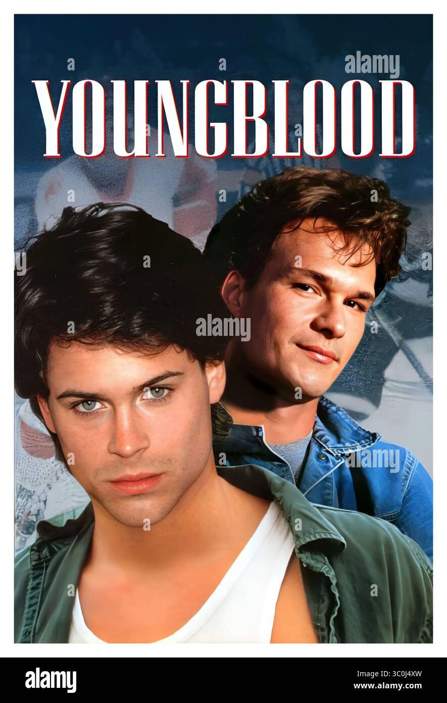 PATRICK SWAYZE and ROB LOWE in YOUNGBLOOD (1986), directed by PETER ...