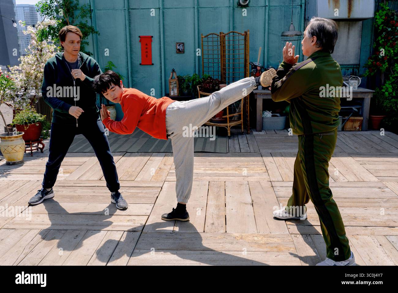 JACKIE CHAN, RALPH MACCHIO and BEN WANG in KARATE KID: LEGENDS (2025 ...