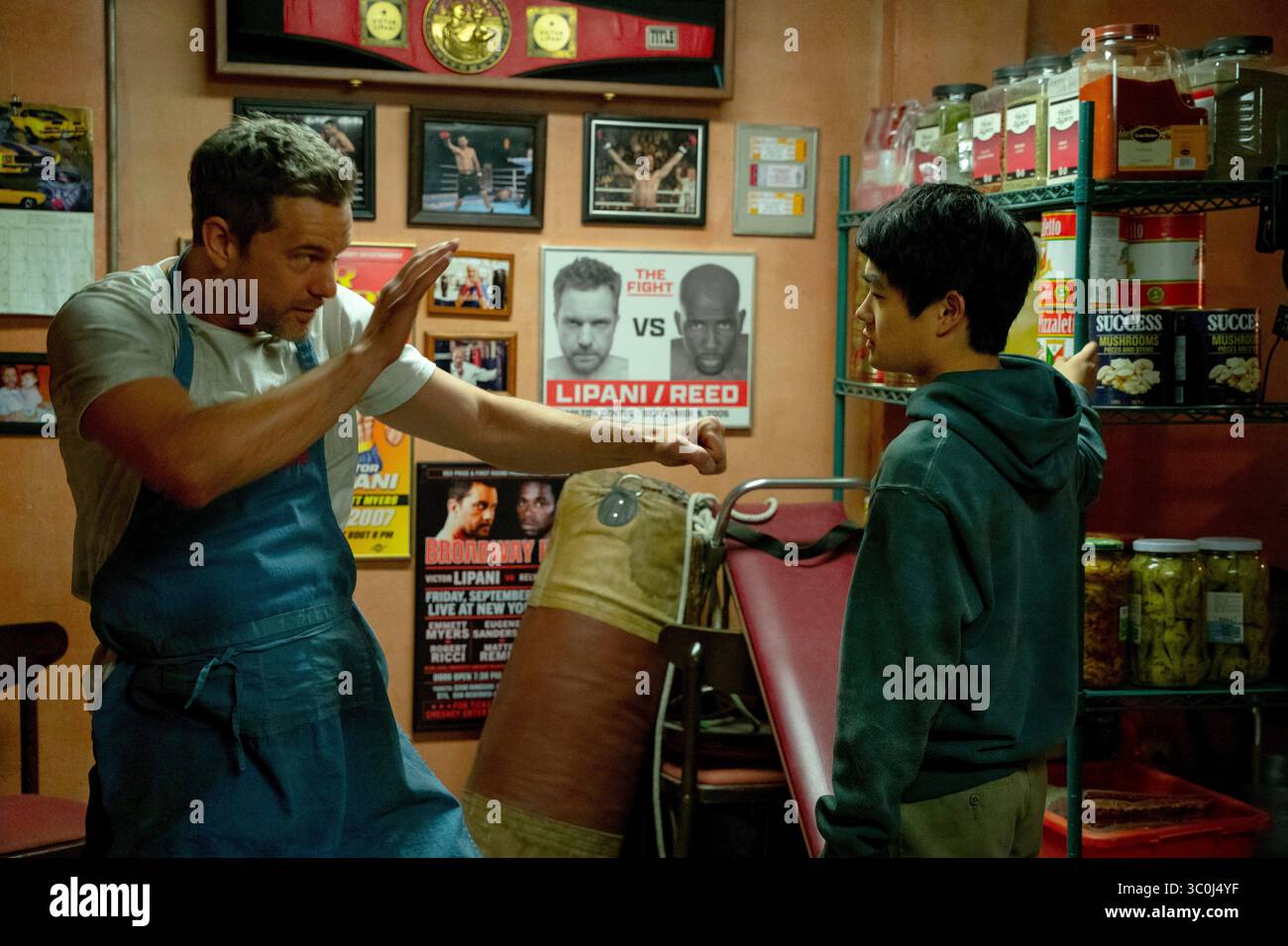 JOSHUA JACKSON and BEN WANG in KARATE KID: LEGENDS (2025), directed by JONATHAN ENTWISTLE ...
