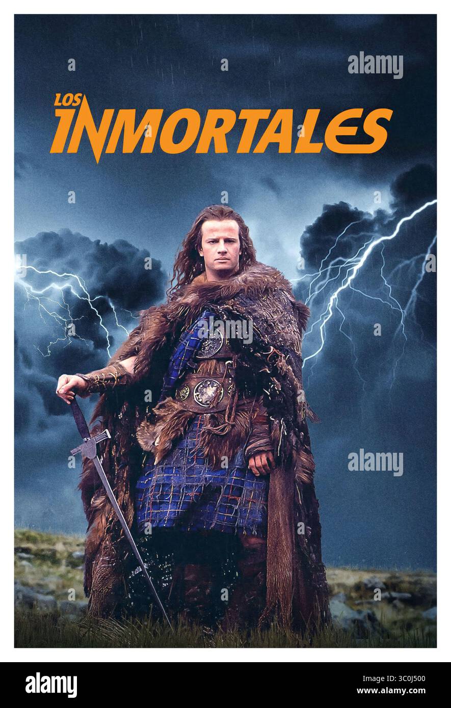 CHRISTOPHER LAMBERT in HIGHLANDER (1986), directed by RUSSELL MULCAHY ...