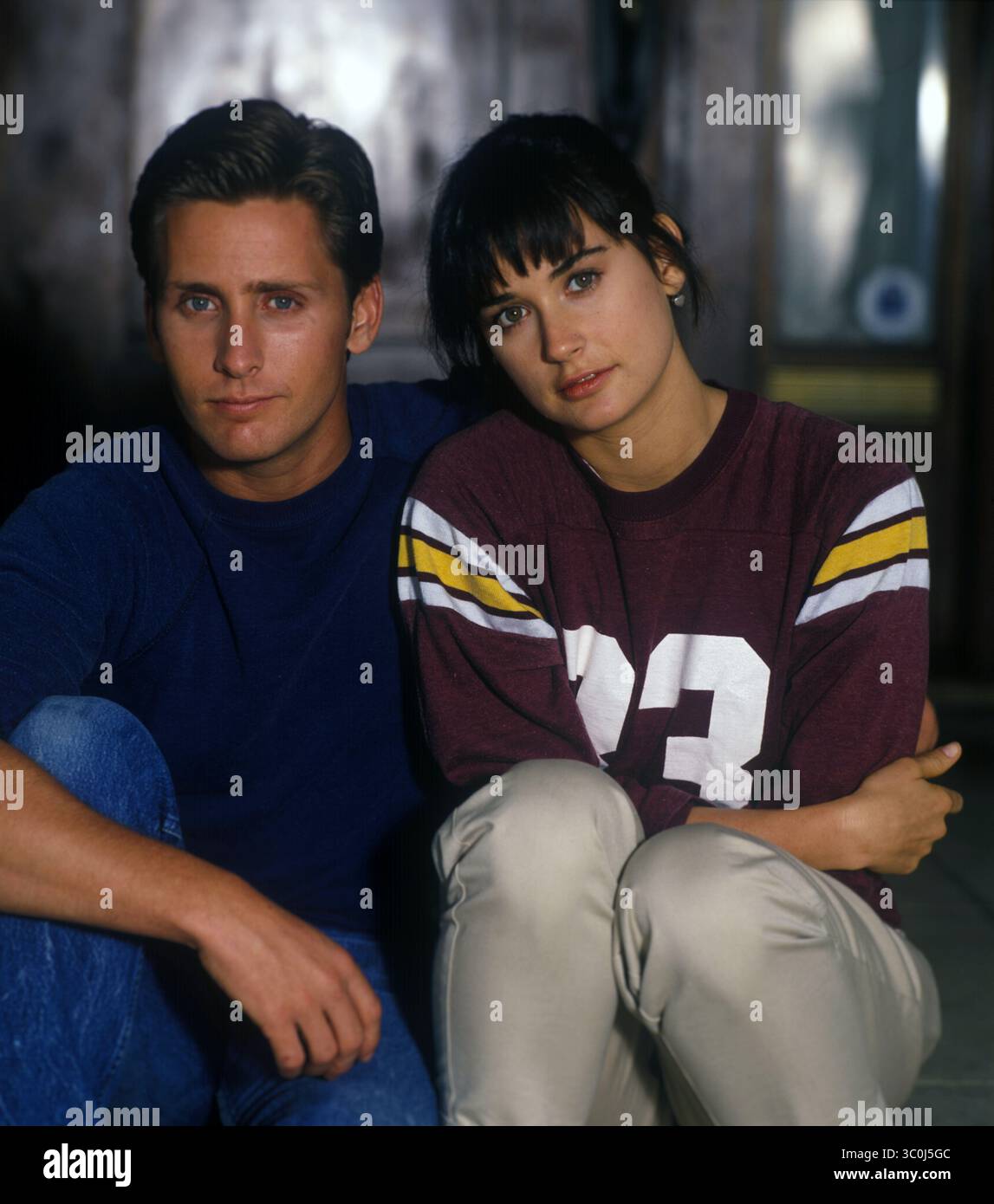 DEMI MOORE and EMILIO ESTEVEZ in WISDOM (1986), directed by EMILIO ...