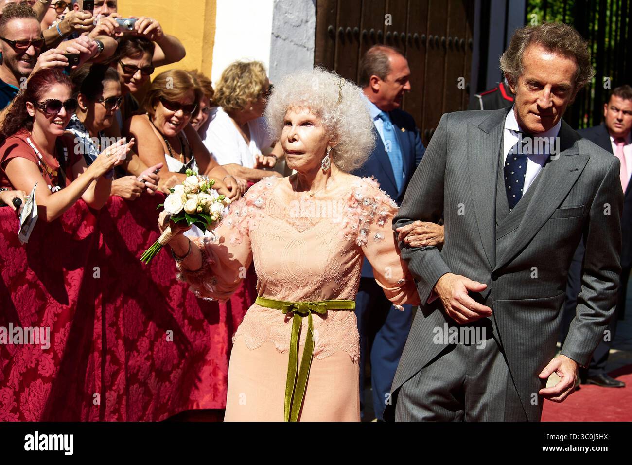Duchess of Alba and Alfonso Diez wedding at Palacio de Duenas in ...