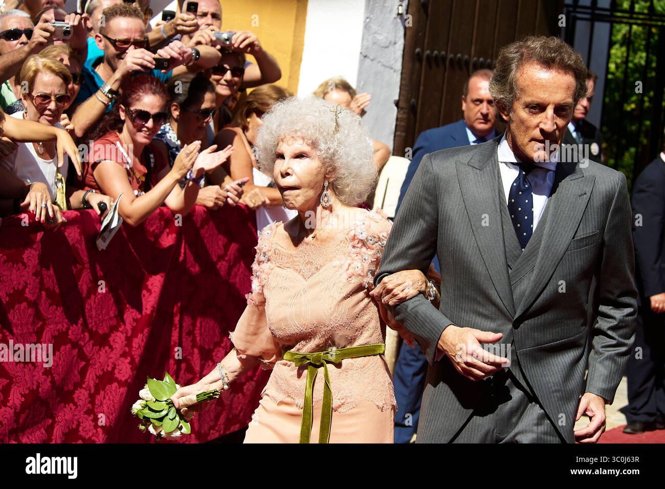 Duchess of Alba and Alfonso Diez wedding at Palacio de Duenas in ...