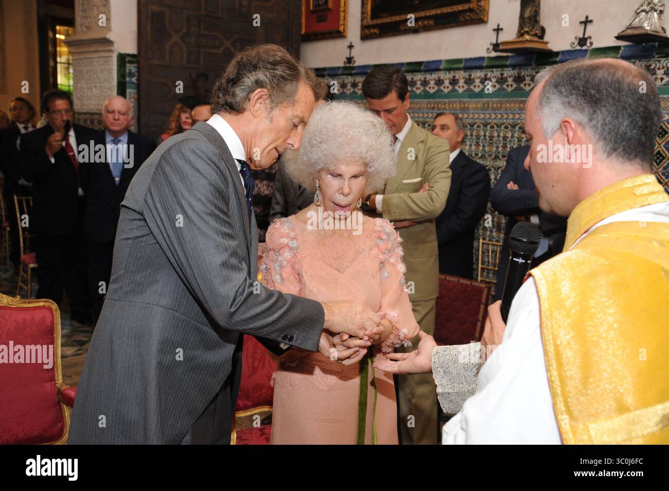 Duchess of Alba and Alfonso Diez wedding at Palacio de Duenas in ...