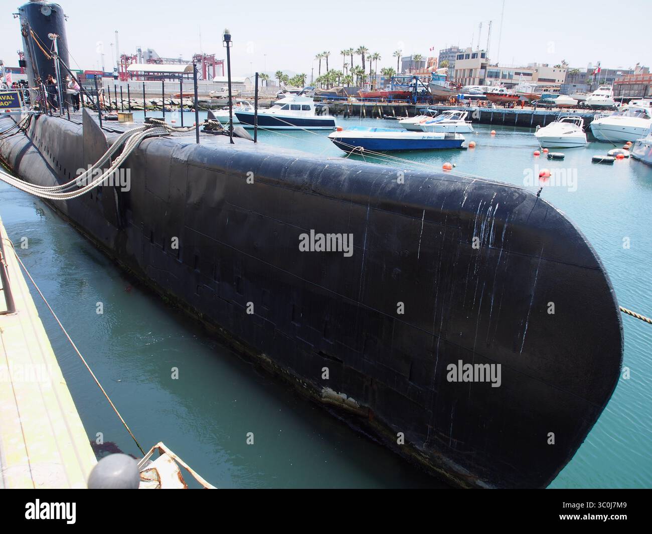 January 16, 2018 - Callao, Lima, Peru - Bow view of the BAP Abtao (SS ...