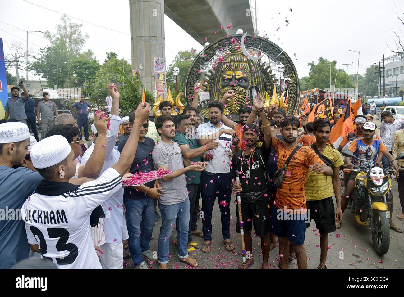 GHAZIABAD, INDIA - JULY 21: A heartwarming example of communal harmony and brotherhood members ...