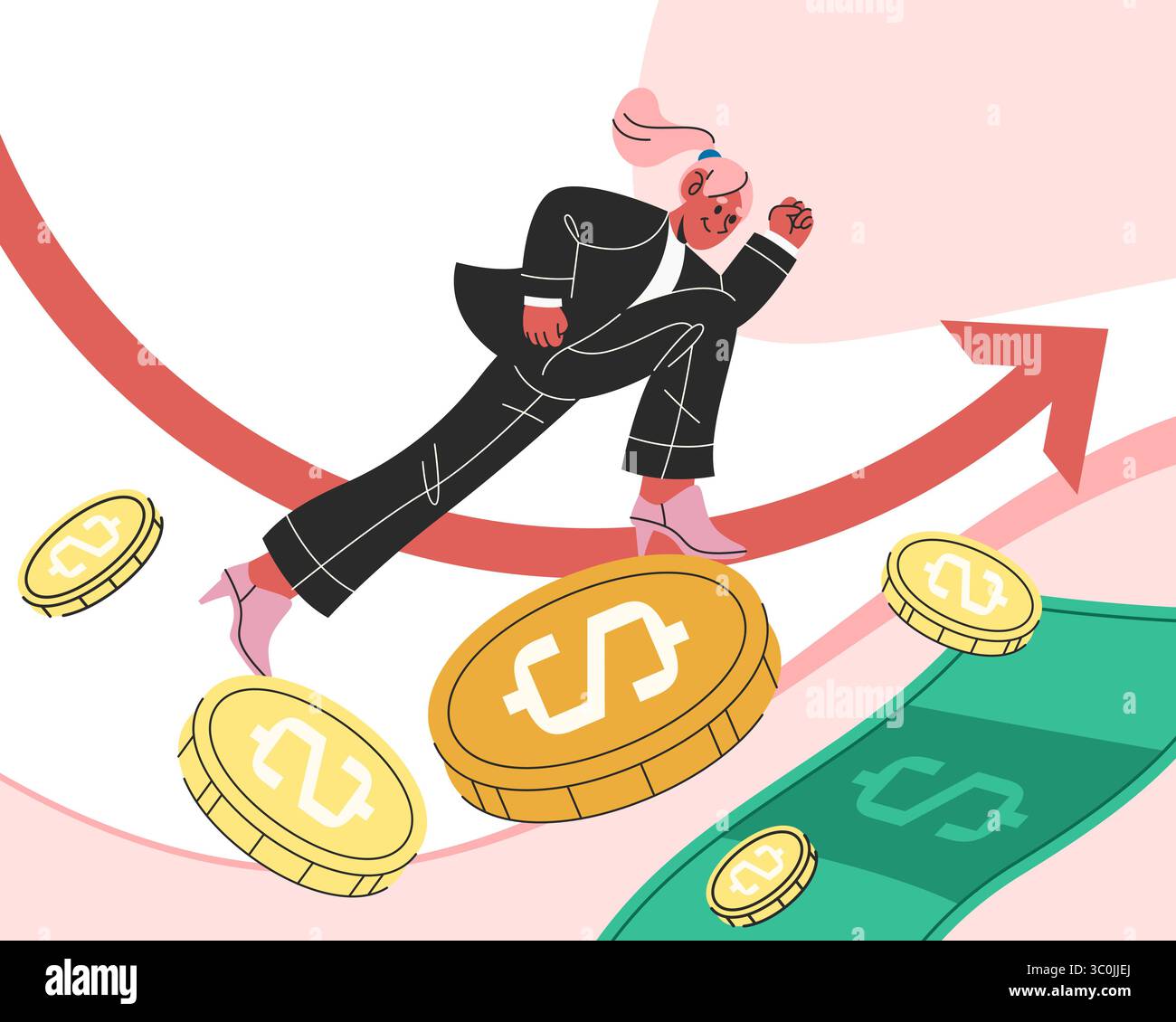 Lady growth Stock Vector Images - Alamy