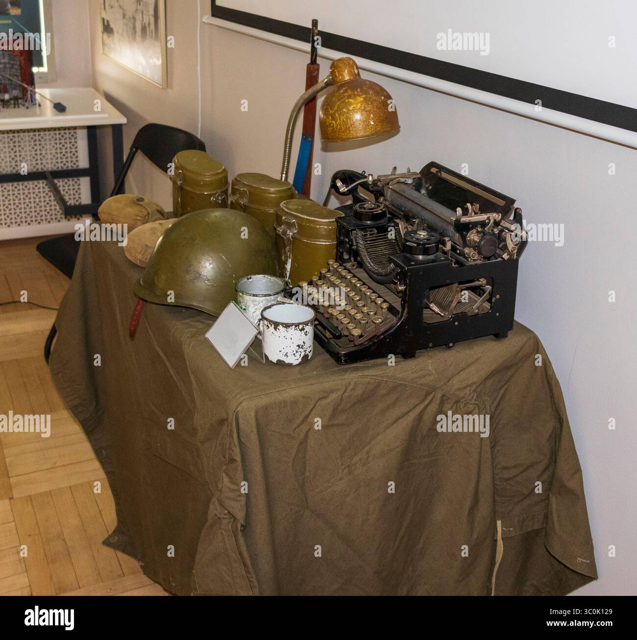 Second world war items belonged to the soviet soldiers on display of ...