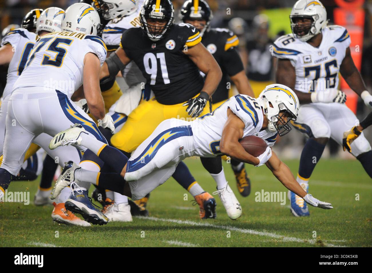 December 2th, 2018: Desmond King II #20 during the Pittsburgh Steelers ...