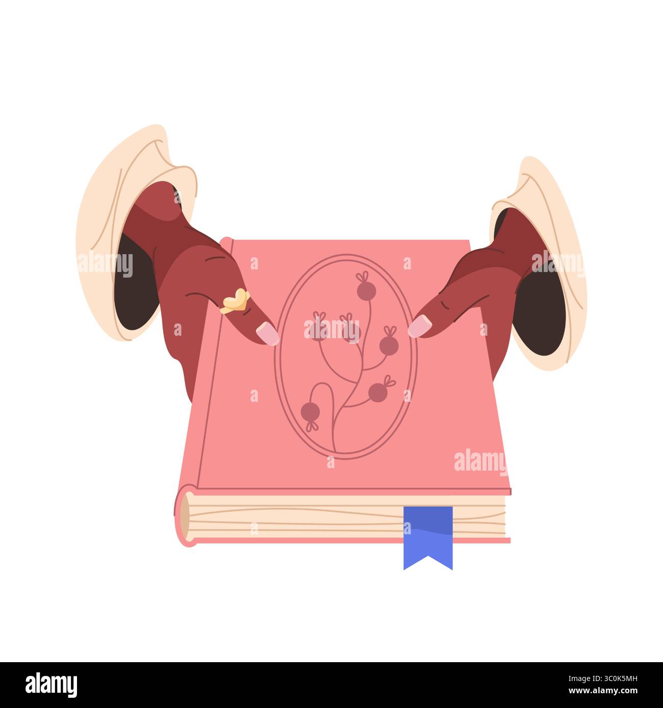 Book and palm hi-res stock photography and images - Alamy