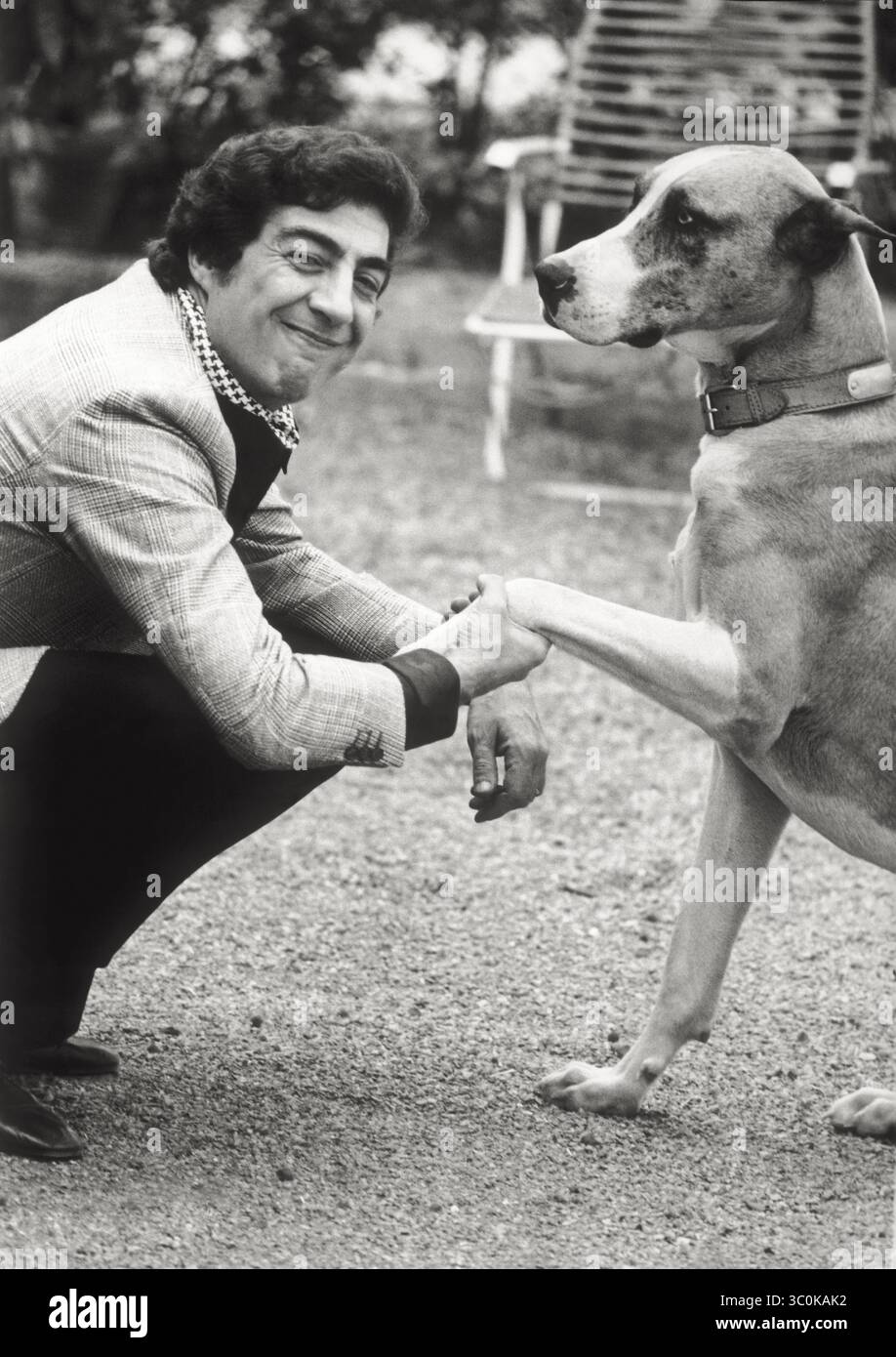 The Italian comedian and actor Gino Bramieri is photographed in Turin ...