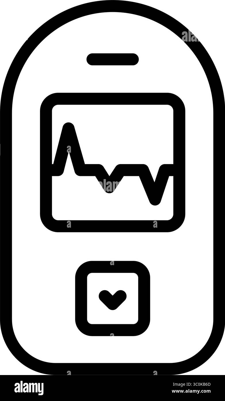 Ambulatory ecg Stock Vector Images - Alamy