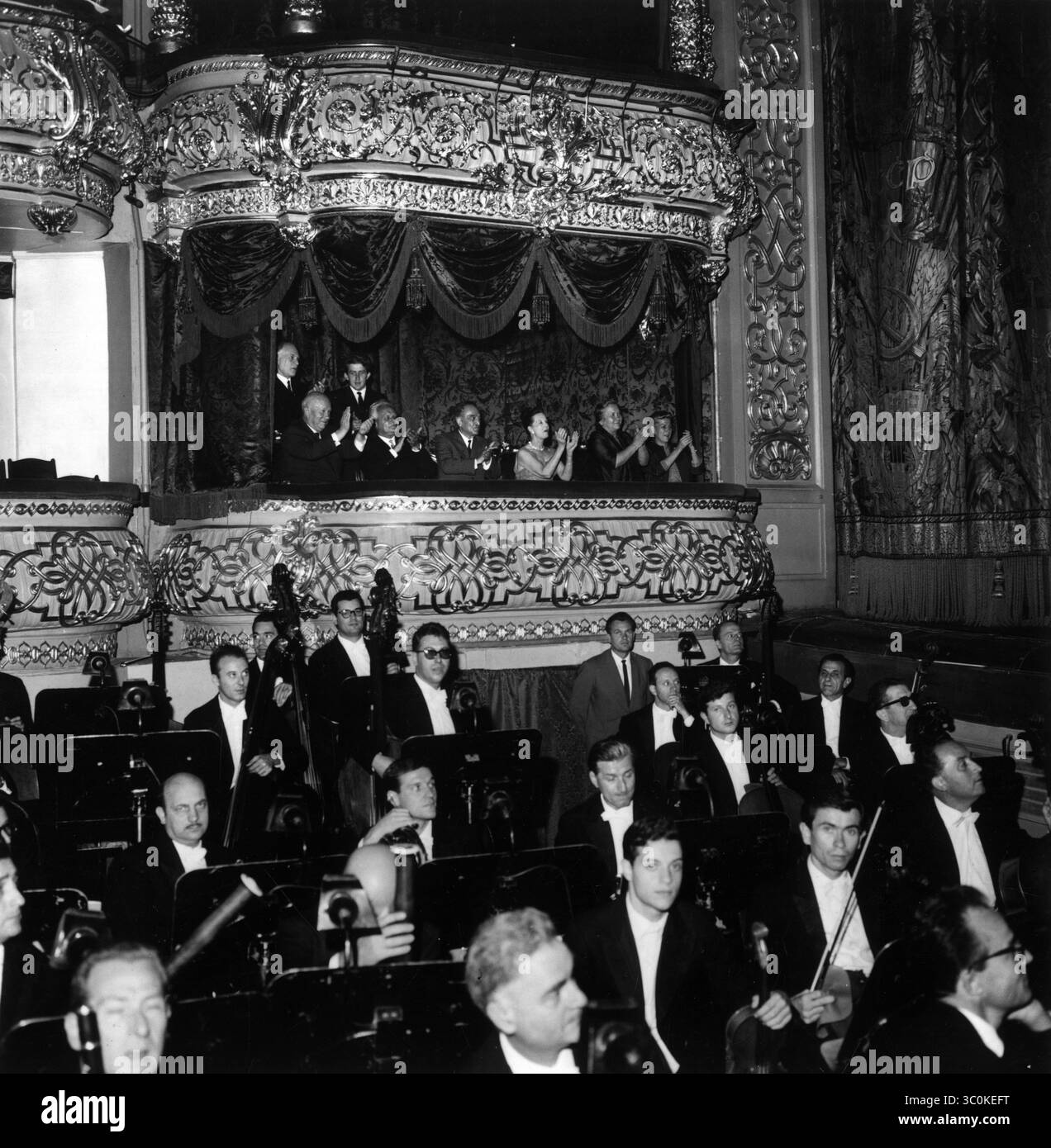 Nikita Khrushchev, Antonio Ghiringhelli, Anastas Mikojan, Nina ...