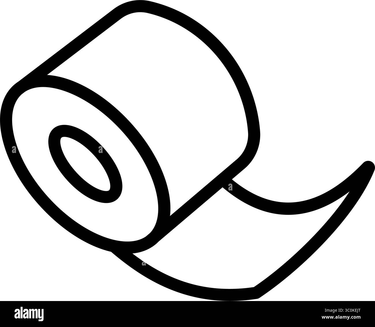 Kinesiology tape icon. Joints and ligaments support. Elastic ...