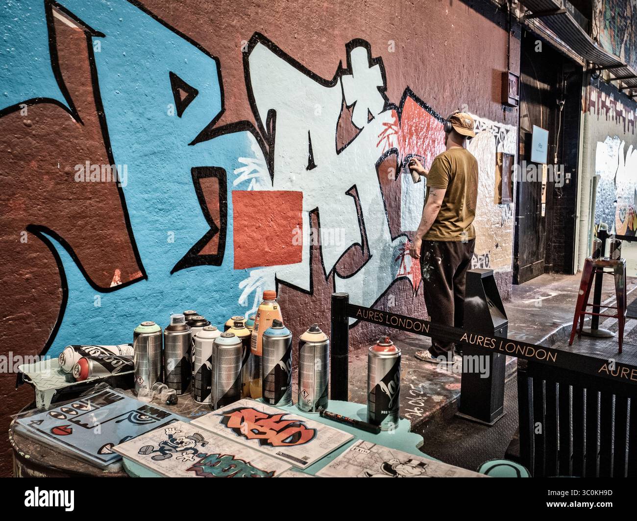 Murals and graffiti art at Leake Street, also known as Graffiti Tunnel ...