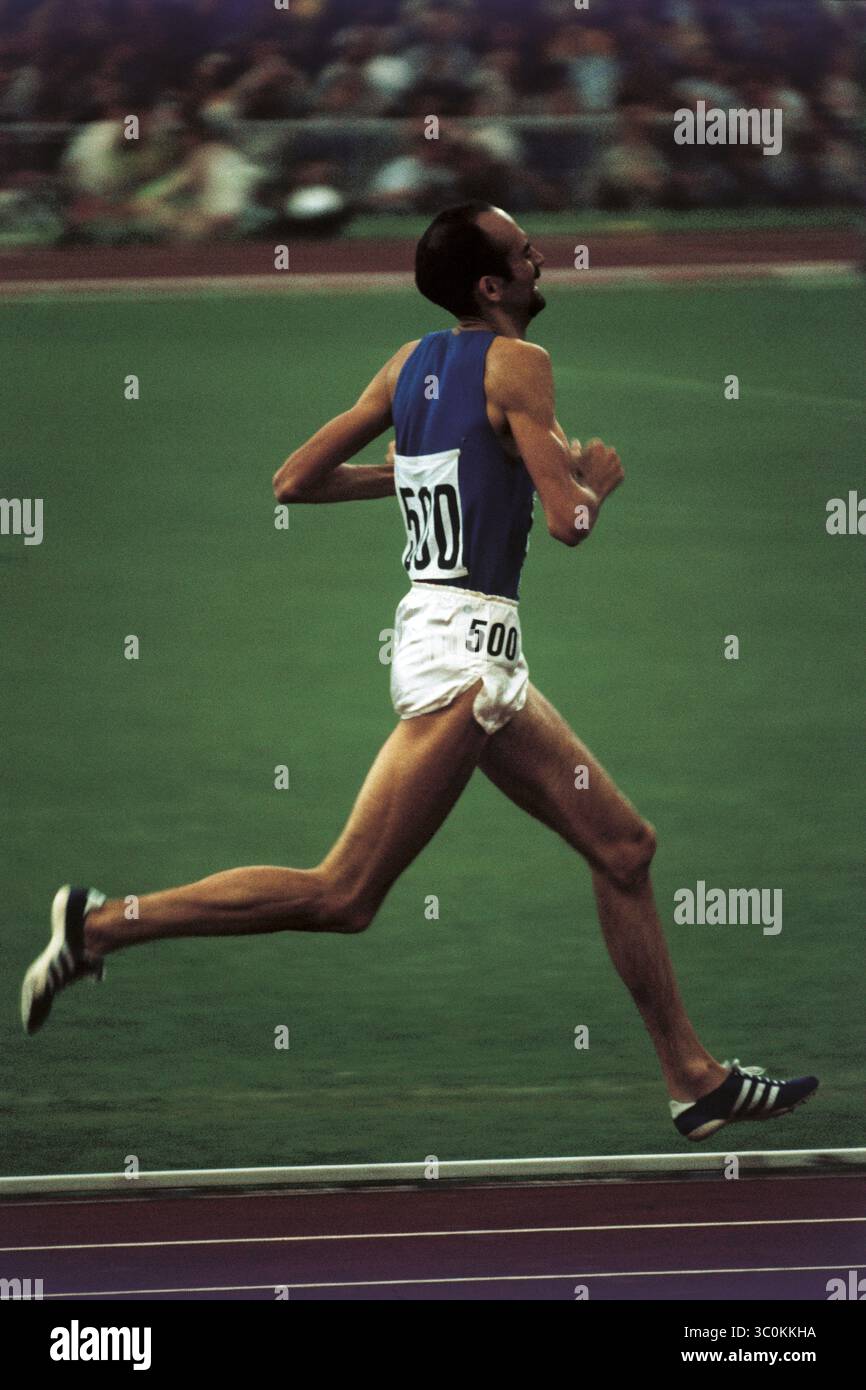 The Italian middle-distance runner Francesco Arese, aka Franco, during ...