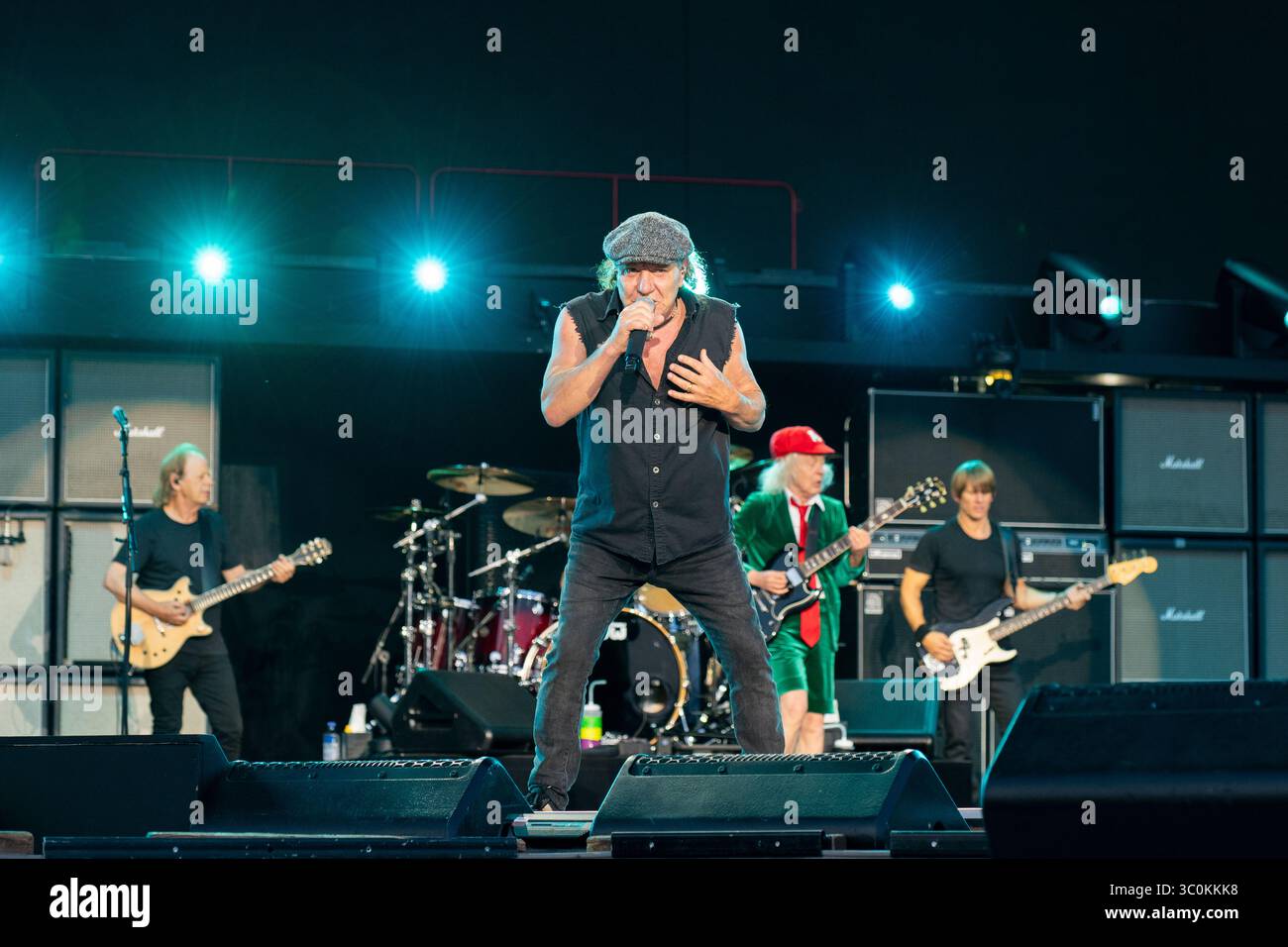 July 20, 2025: Angus Young, Brian Johnson and AC/DC perform at the ...