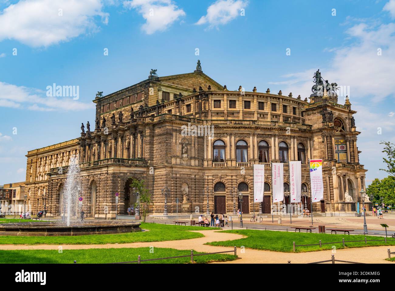 View of theaterplatz hi-res stock photography and images - Alamy