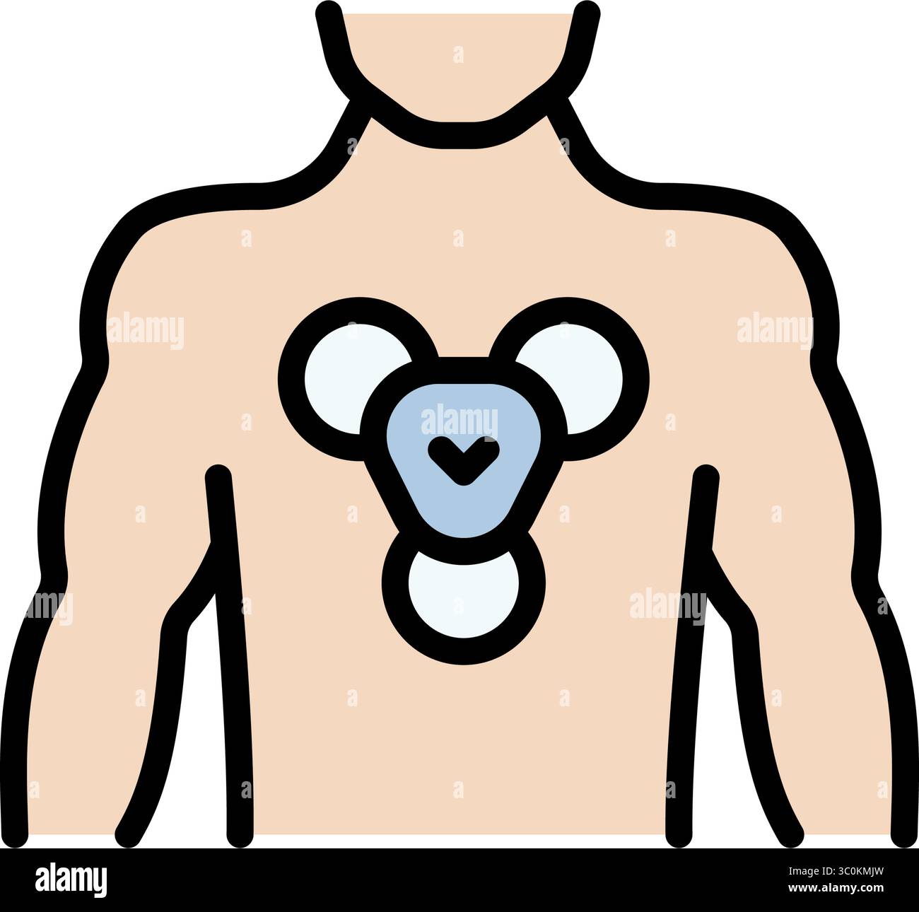 ECG and blood pressure monitoring. Holter monitoring system tracking ...