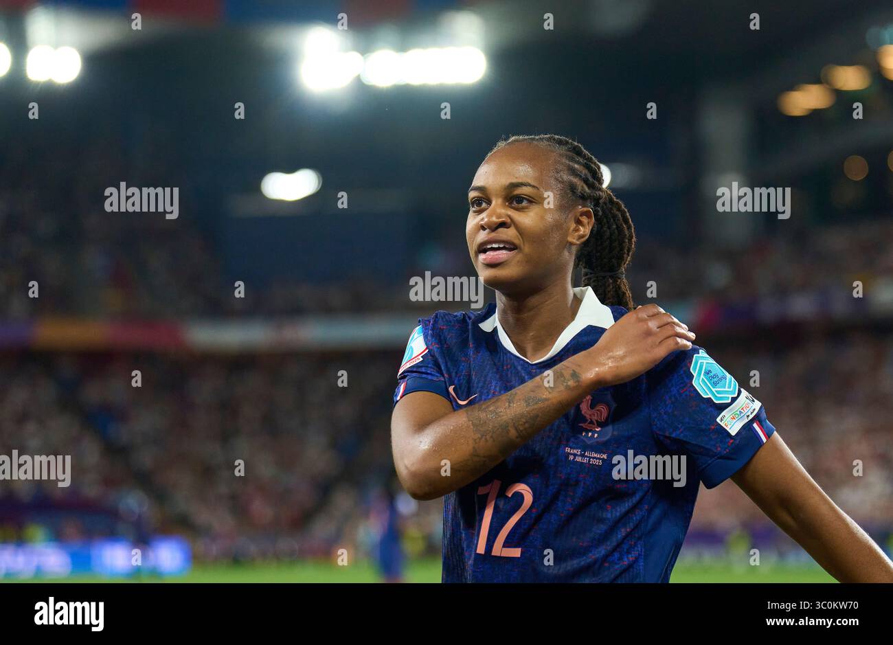 Marie-Antoinette Katoto #12 of France in the football quarter-final ...