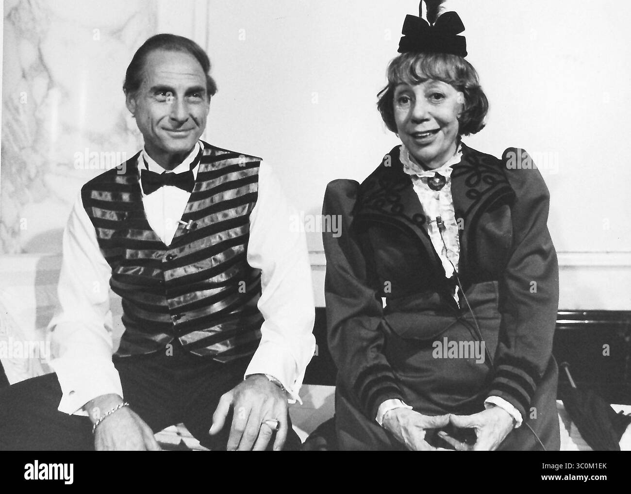 July 9, 1982 - Boston, Massachusetts, U.S. - Actors SID CAESAR, IMOGENE ...