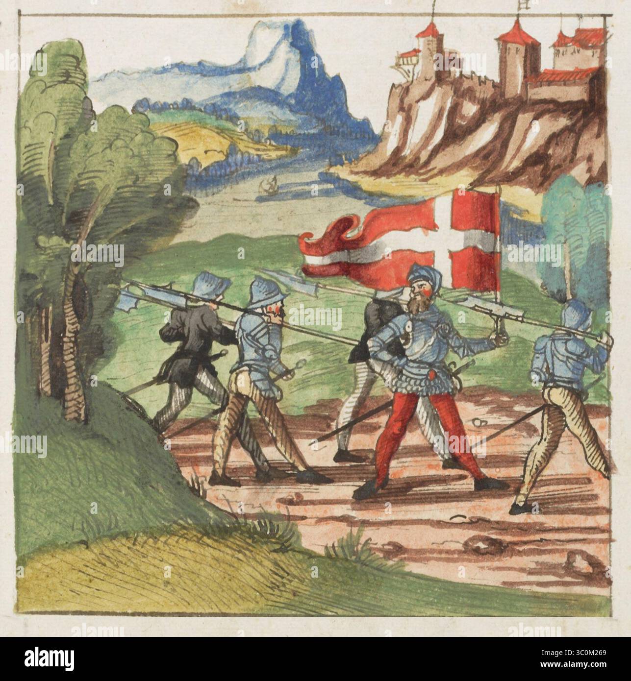 Marching armies medieval hi-res stock photography and images - Alamy