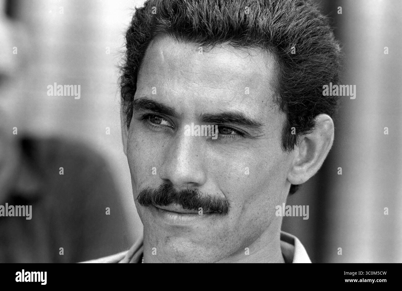 Portrait of the Italian pentathlete Pierpaolo Cristofori during the ...