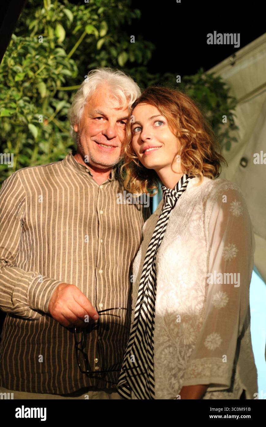 The actor and director Michele Placido and the actress Violante Placido ...