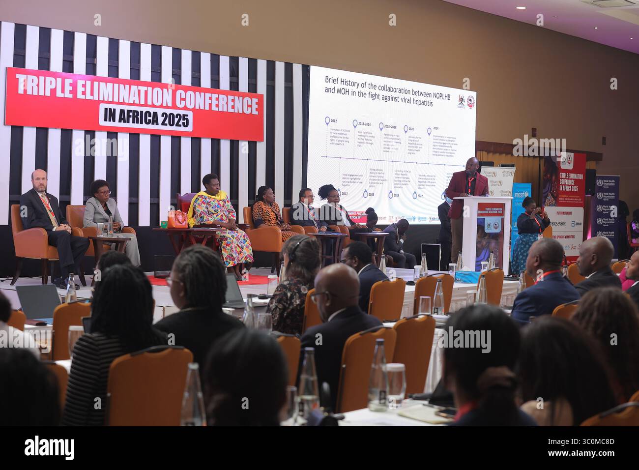Kampala, Uganda. 21st July, 2025. Participants attend the Triple ...