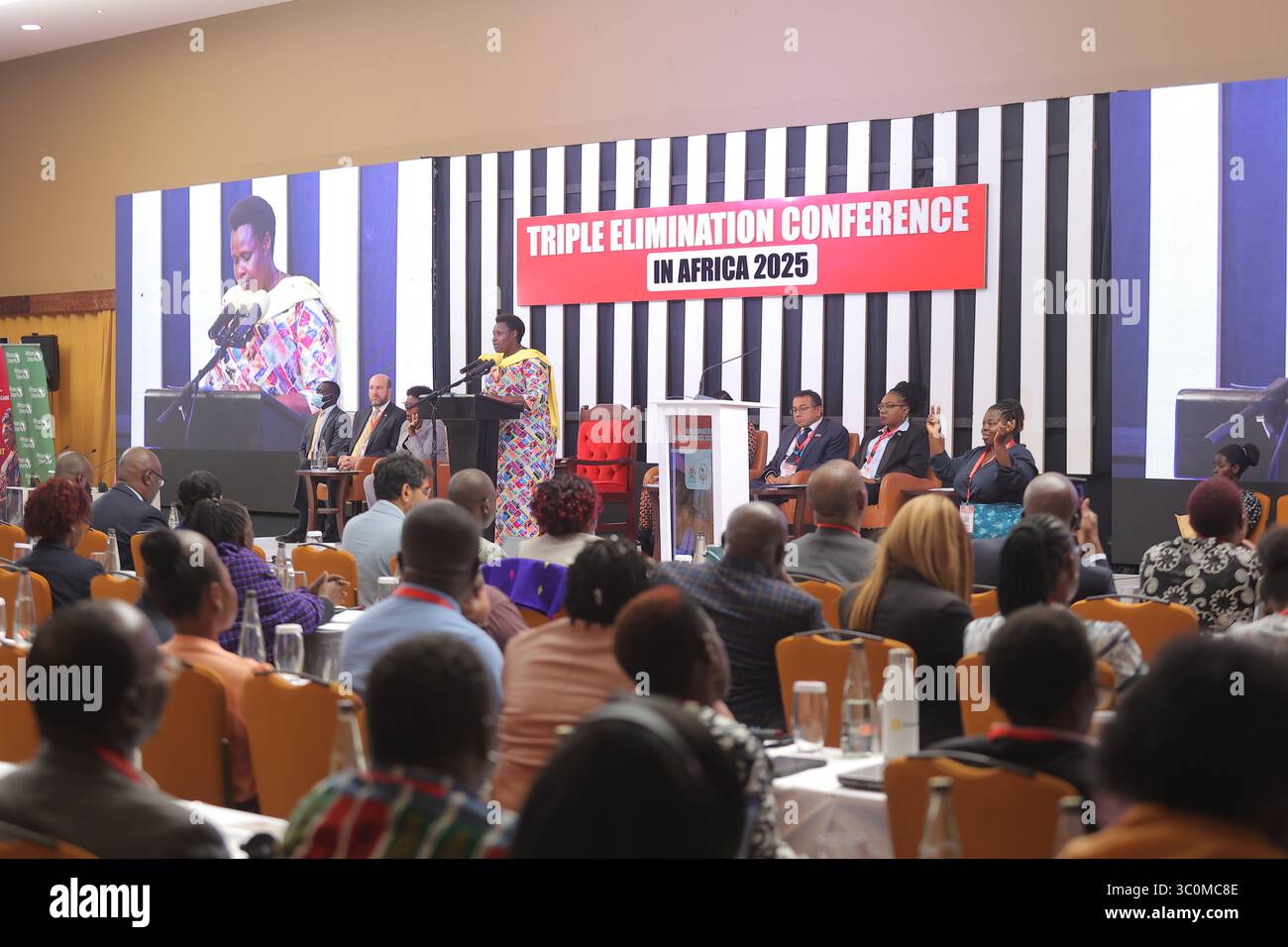 Kampala, Uganda. 21st July, 2025. Participants attend the Triple ...