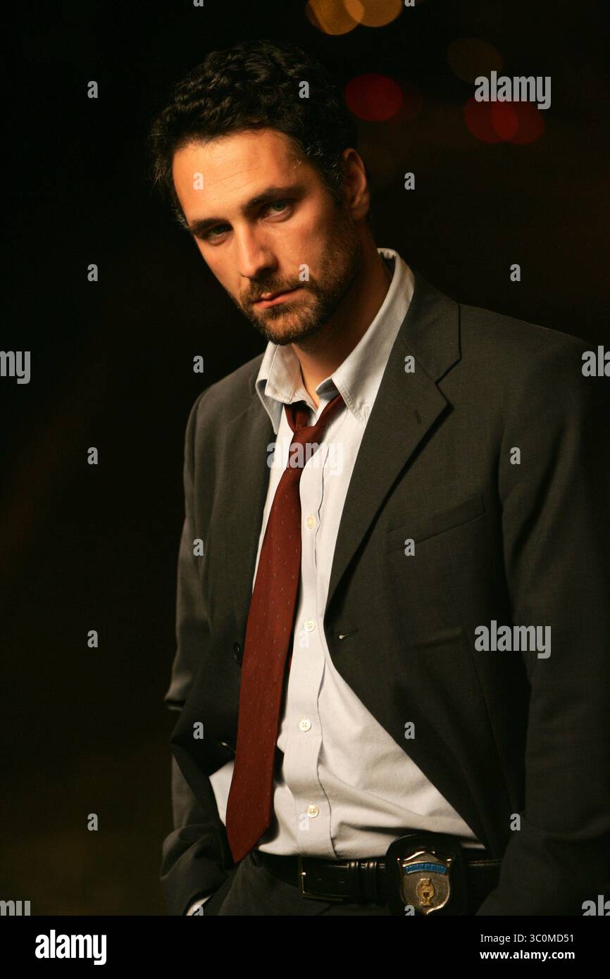 The actor Raoul Bova in a photo shooting on the set of the TV mini ...