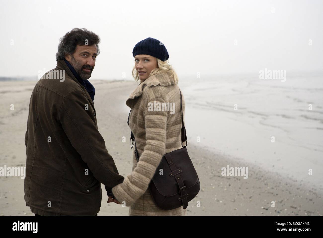 The actors Luca Barbareschi and Natasha Stefanenko posing for a photo ...
