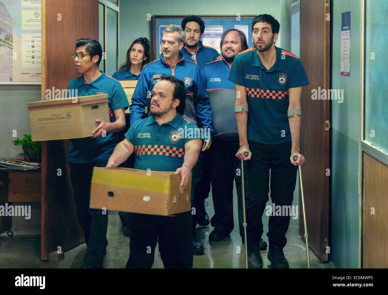 COMMUNITY SQUAD, (aka DIVISION PALERMO), from left: Renato Condori ...