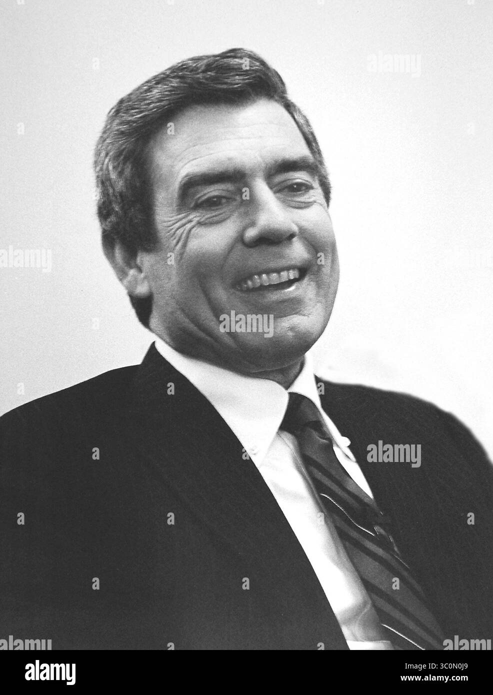 Dan rather cbs Black and White Stock Photos & Images - Alamy