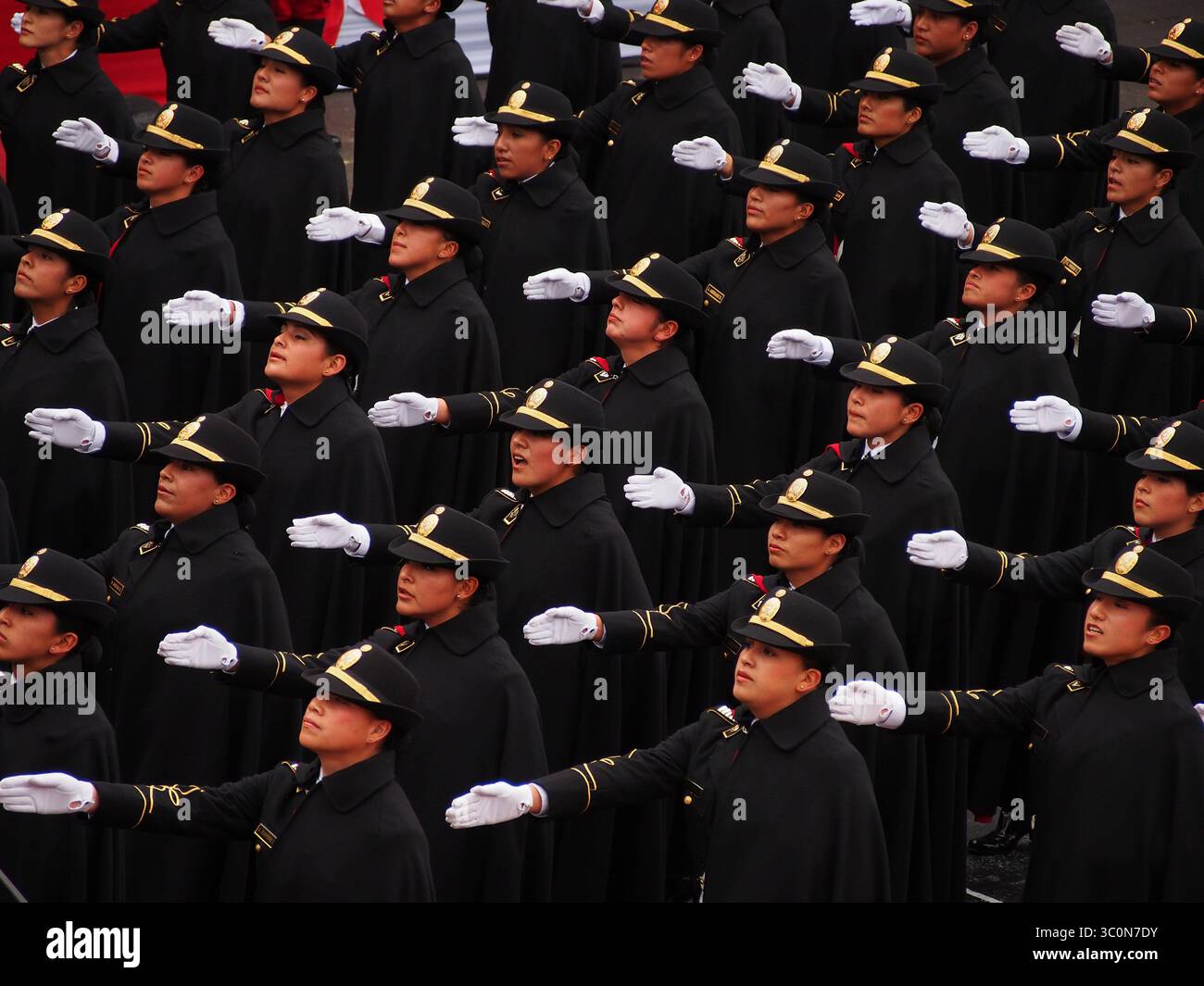 July 29, 2017 - Lima, Lima, Peru - Peruvian female police officers ...