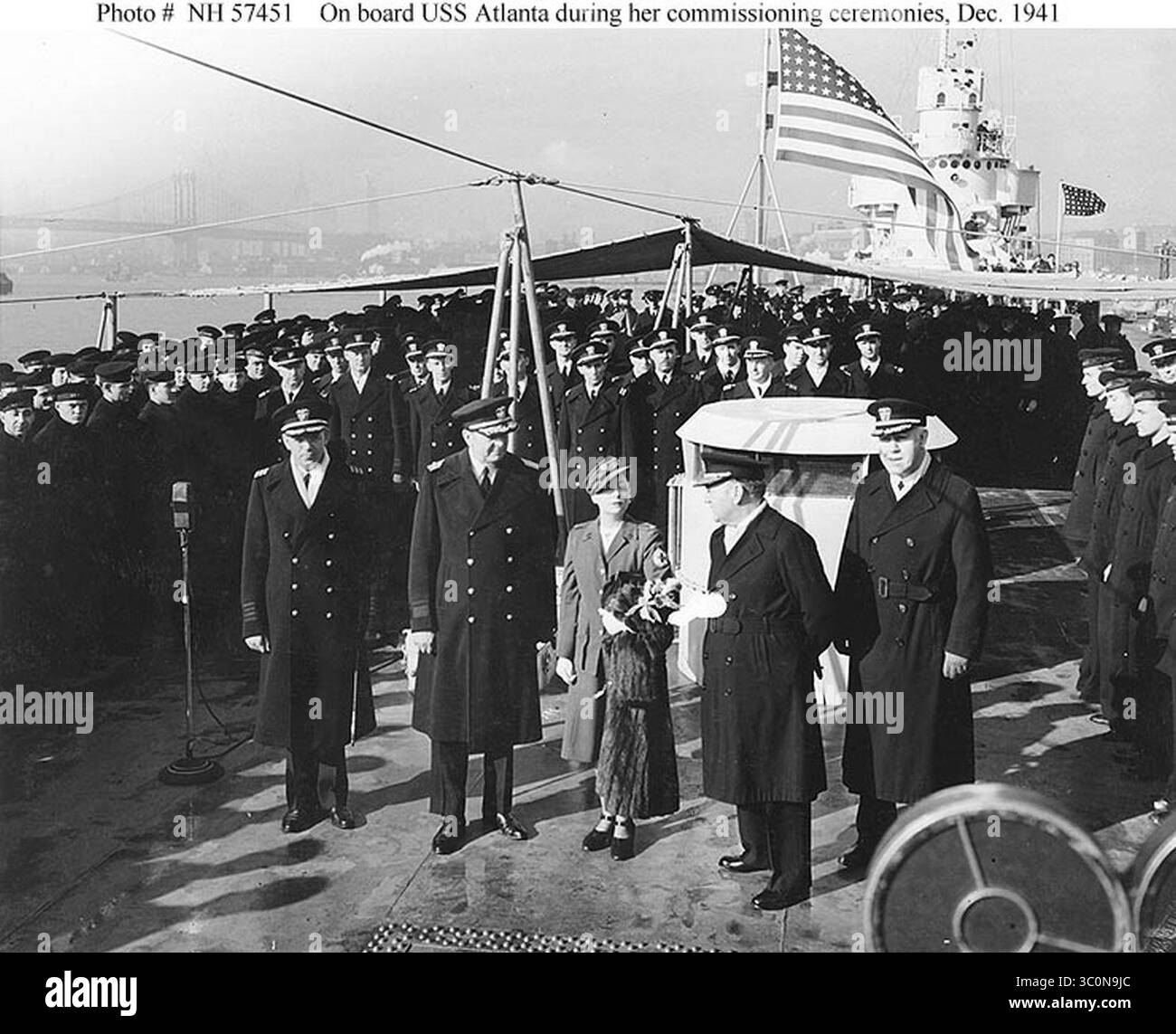 Margaret Mitchell on USS Atlanta (CL-51) 1941 Stock Photo - Alamy