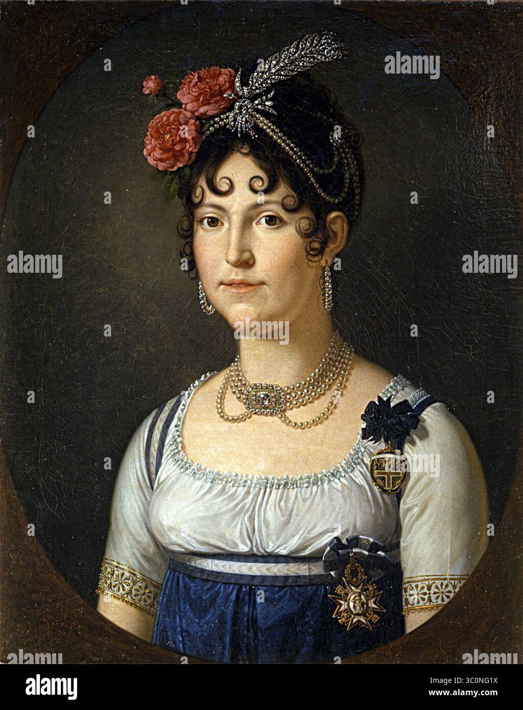 Maria Luisa of Spain, queen of Etruria and duchess of Lucca Stock Photo ...