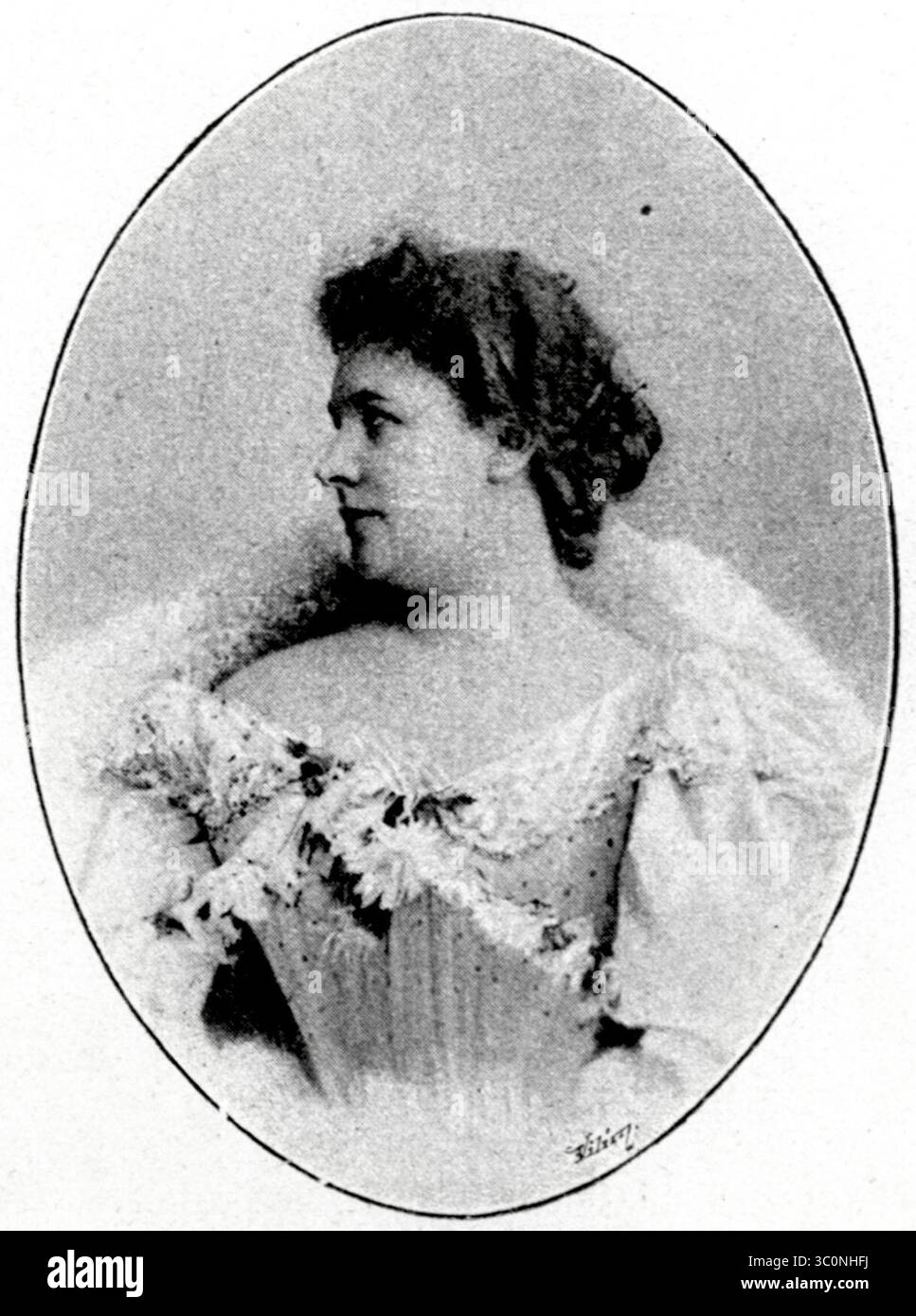Maria Pospischil around 1895 Stock Photo - Alamy