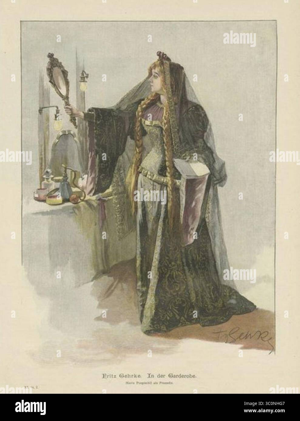 Maria Pospischil by Fritz Gehrke Stock Photo - Alamy