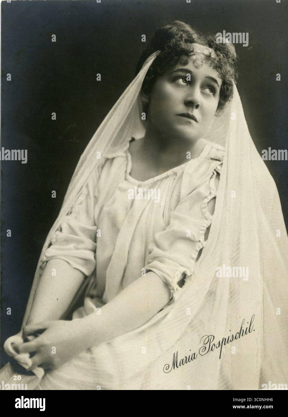 Maria Pospischil in thought Stock Photo - Alamy