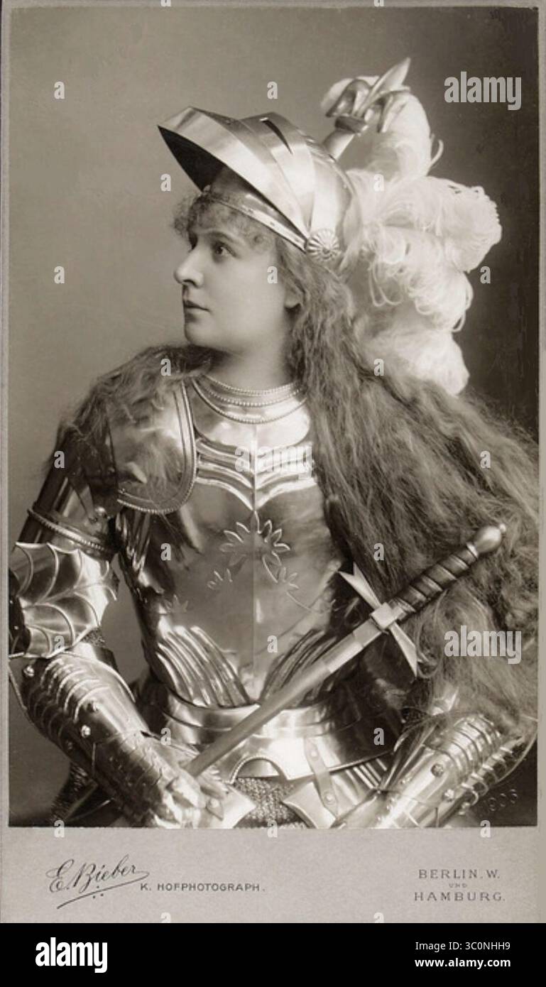 Maria Pospischil as Maid of Orleans Stock Photo - Alamy