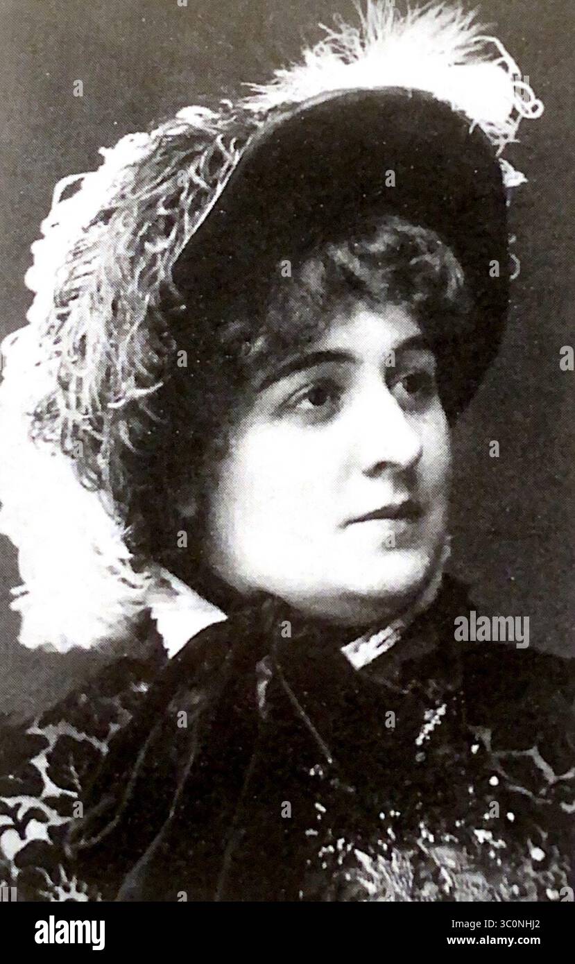 Maria Pospischil, around 1885 Stock Photo - Alamy