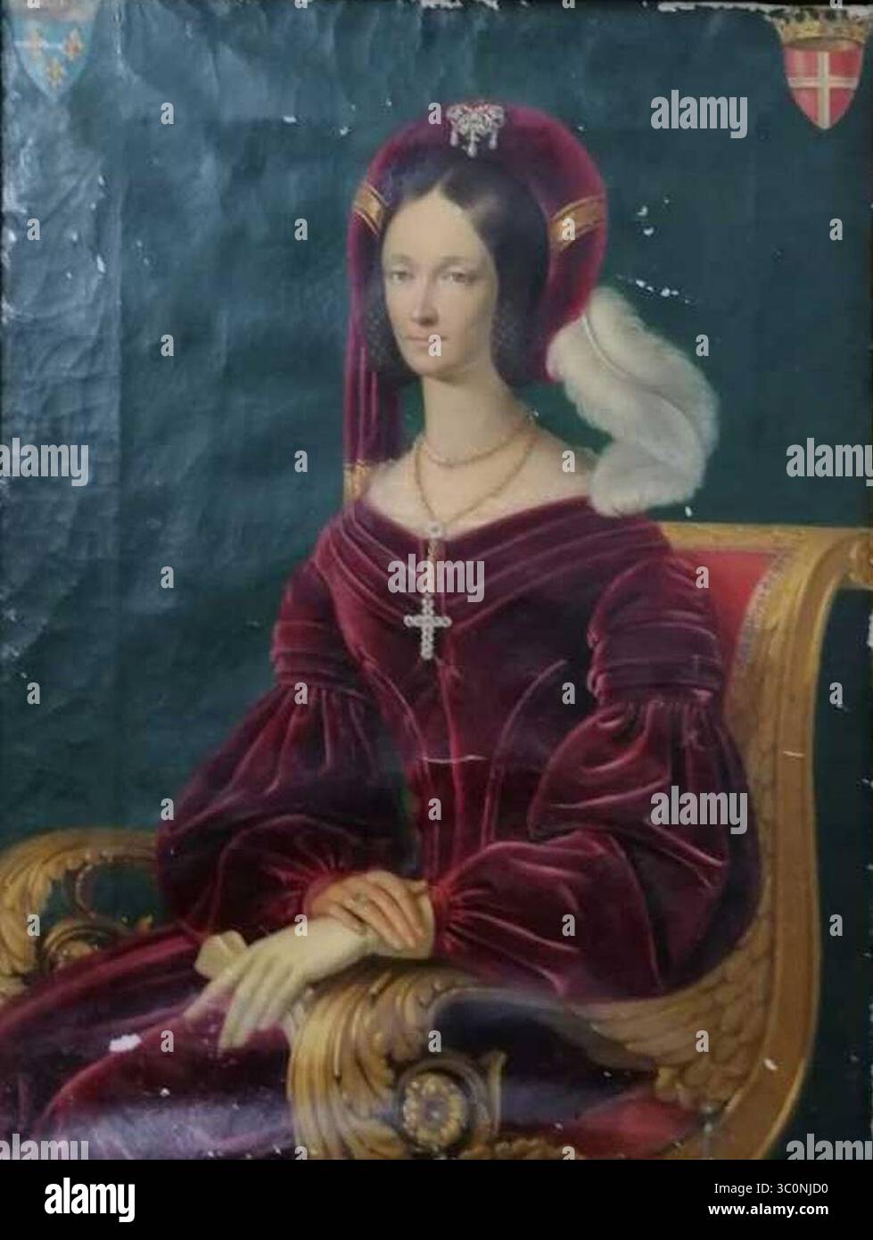 Maria Teresa of Savoy duchess of Lucca Stock Photo - Alamy