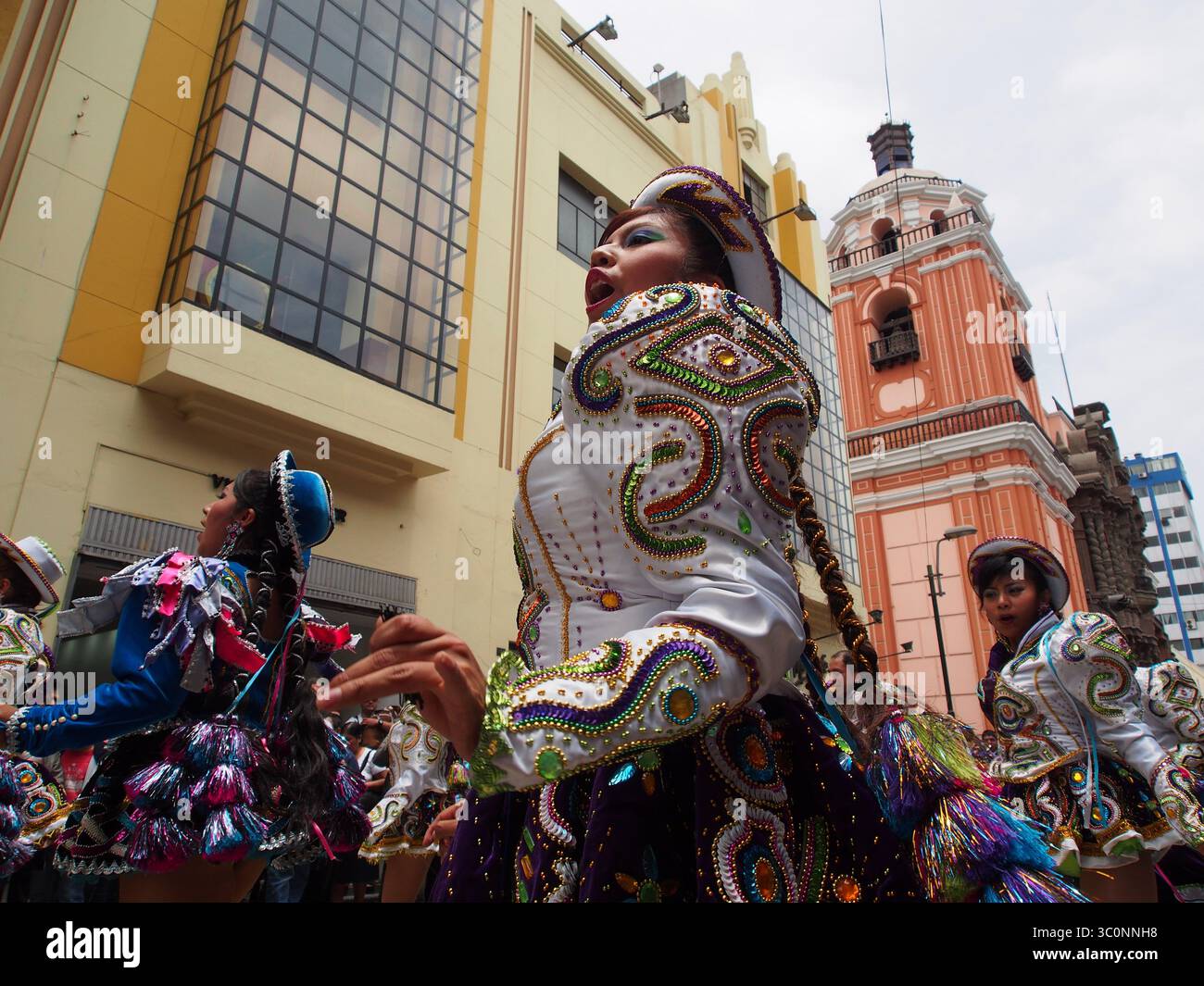 October 16, 2016 - Lima, Lima, Peru - Andean folkloric parade and ...