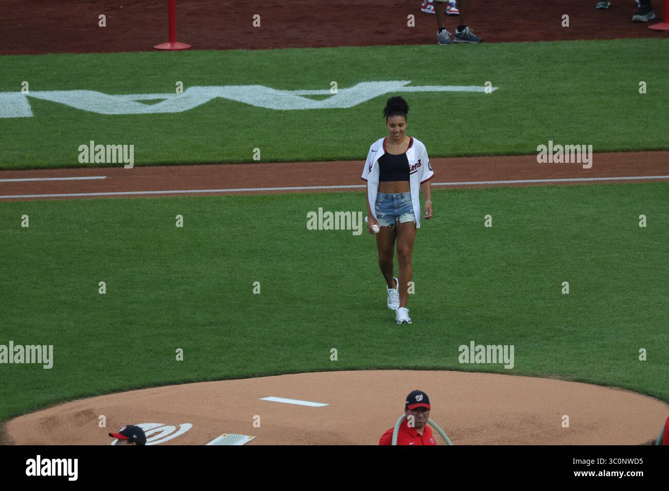 July 21: Basketball's Azzi Fudd throws out the first pitch at The ...