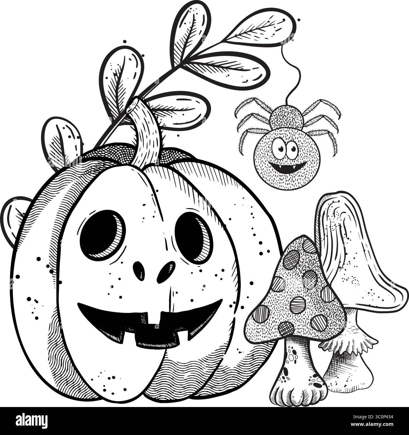 Festive cartoon artwork Black and White Stock Photos & Images - Alamy