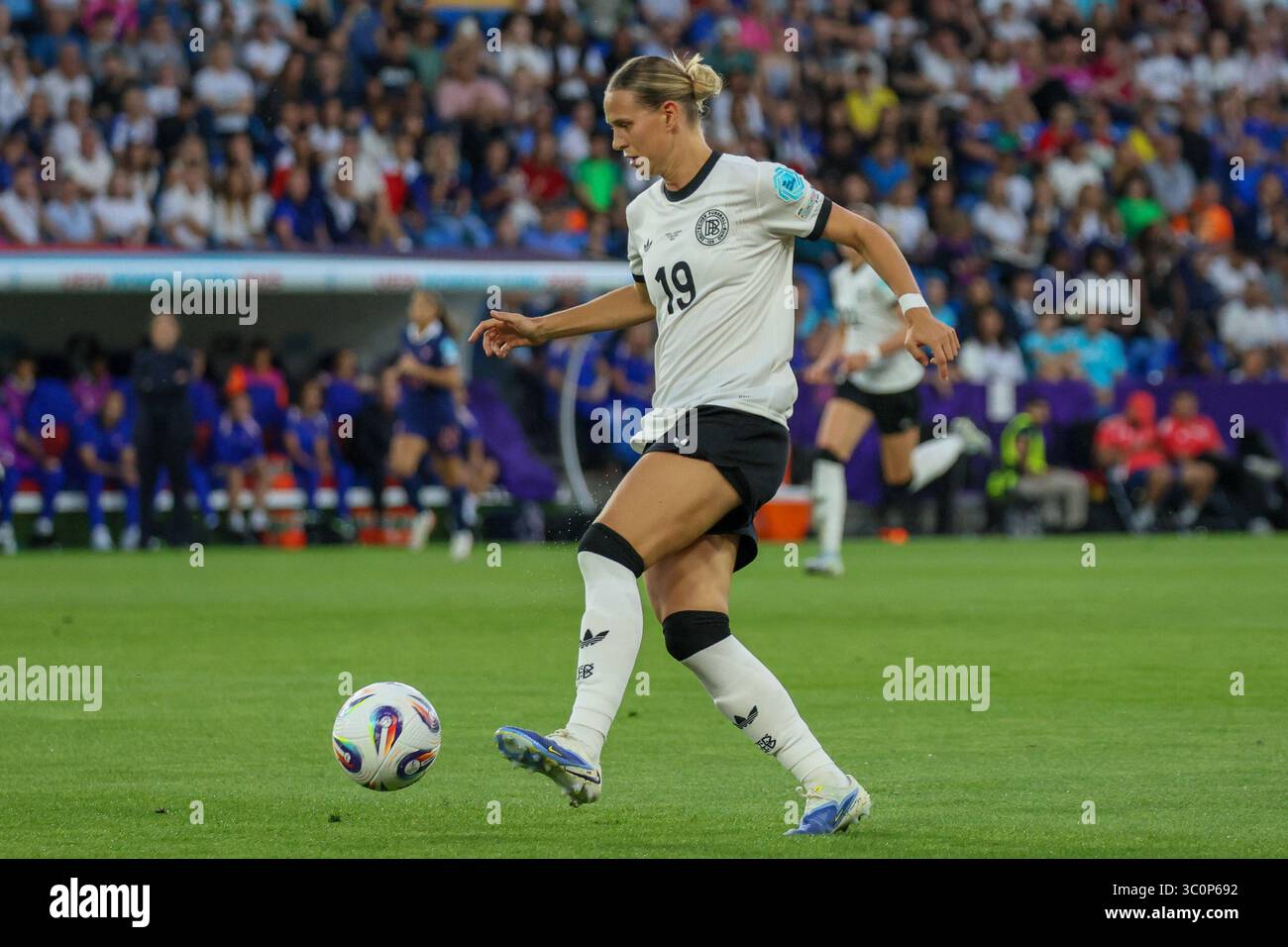 Basel, Schweiz 19. Juli 2025: UEFA - Euro 2025 Woman - Viertelfinale - Frankreich vs ...