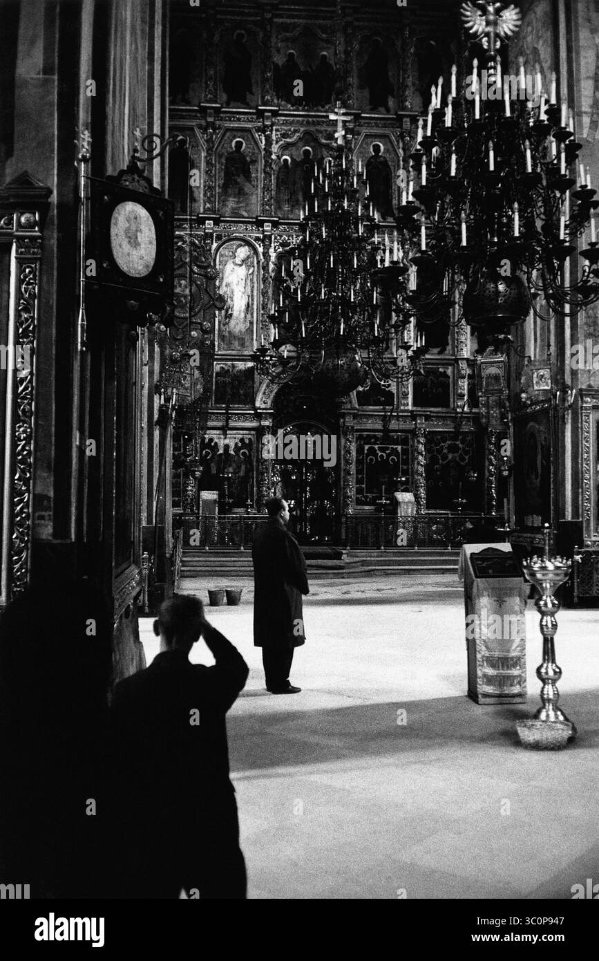 ''View of the nave of the Assumption Cathedral in the Monastery of St ...