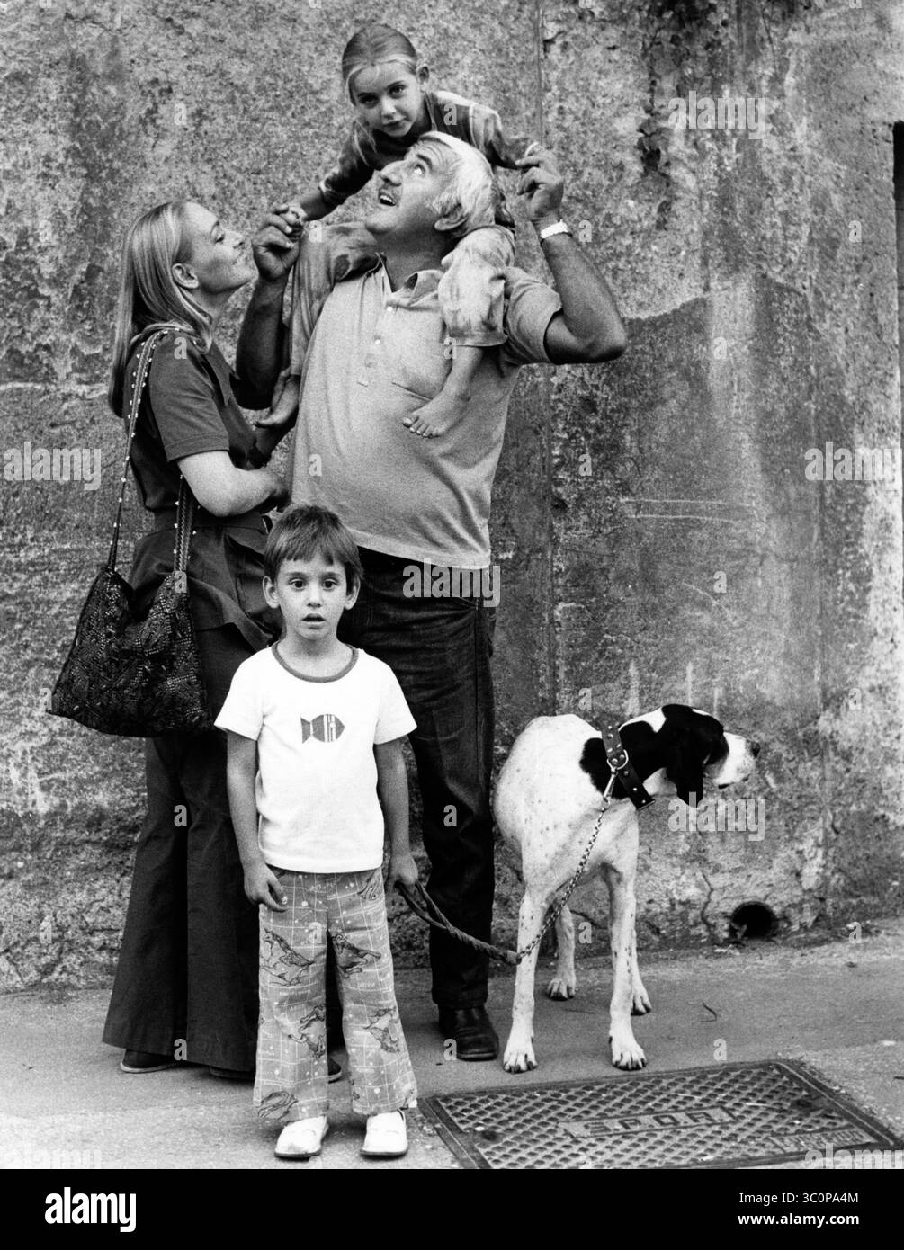 The Italian actor, scriptwriter and director Adolfo Celi holding his ...
