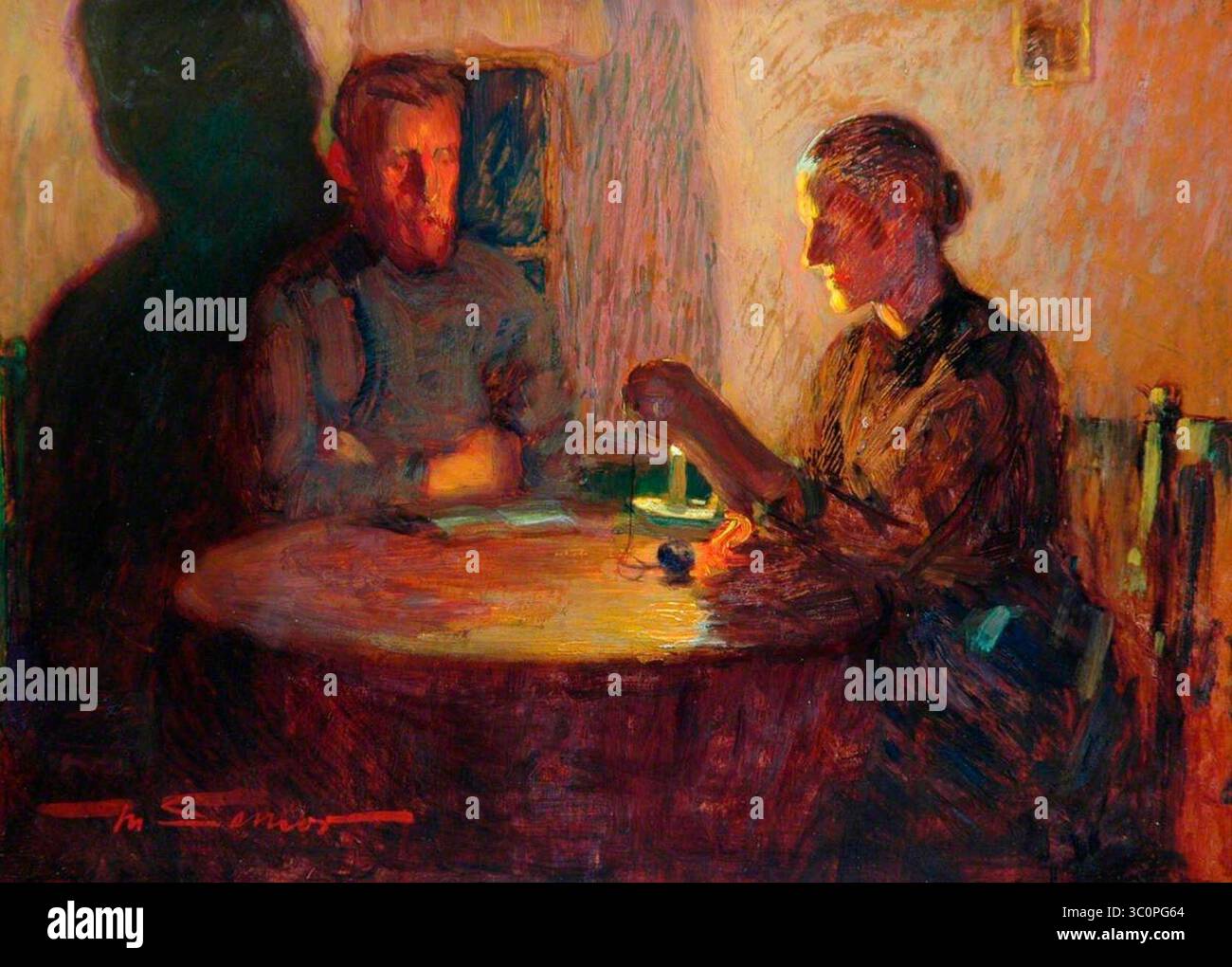 Mark Senior (1864-1927) - Eventide - A1.93 - Hepworth Wakefield Stock ...